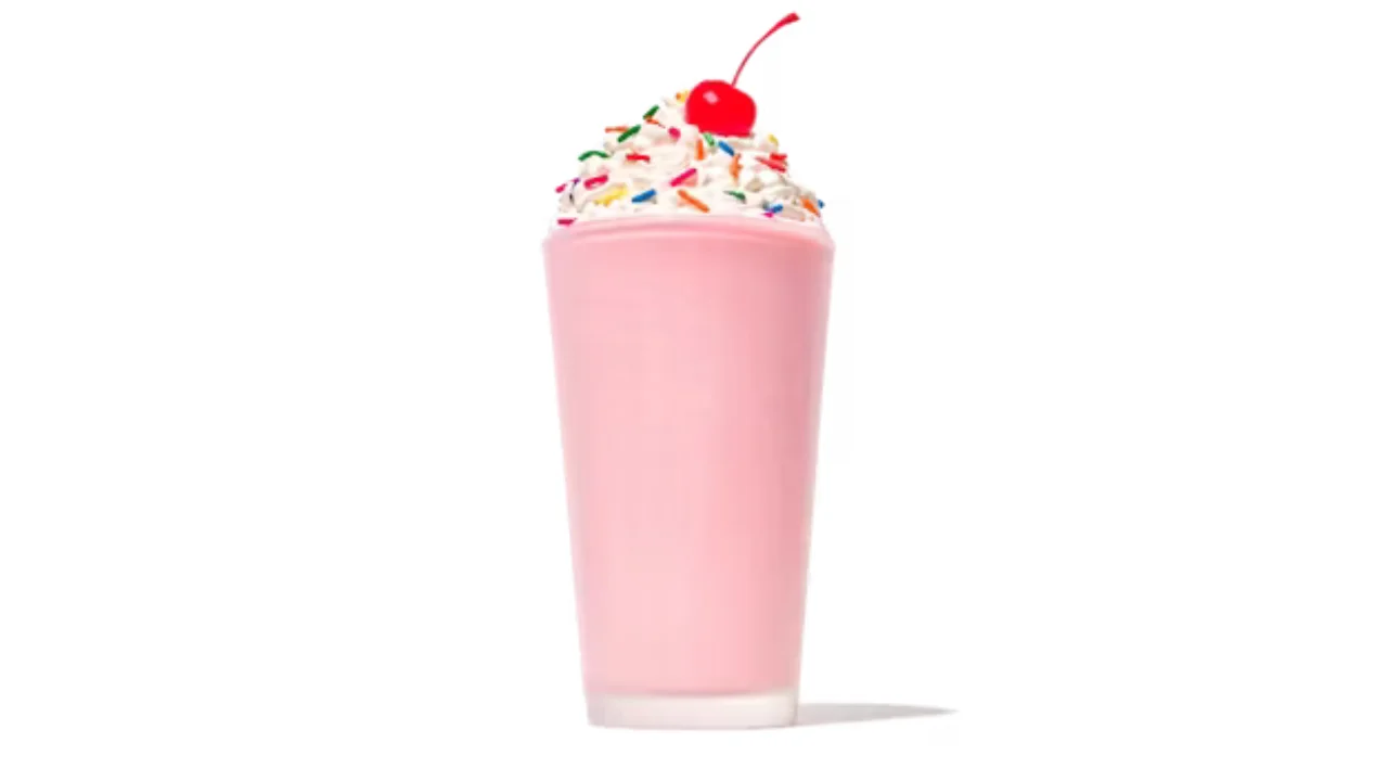 Zaxbys Nerds Strawberry Milkshake